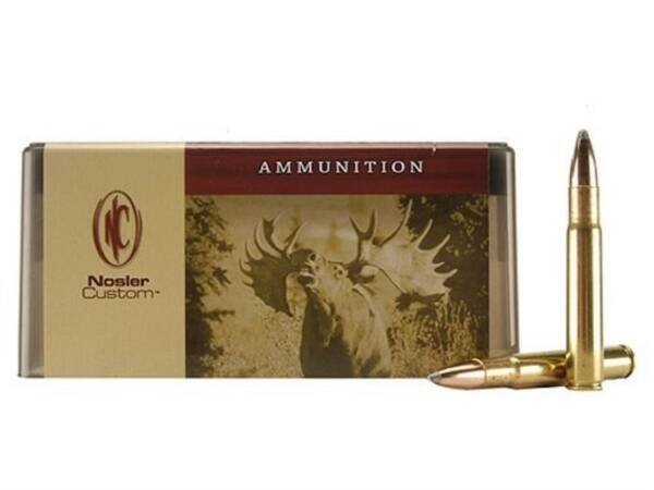 Nosler Custom 35 Whelen Ammo 225 Grain Nosler Partition Jacketed Soft ...