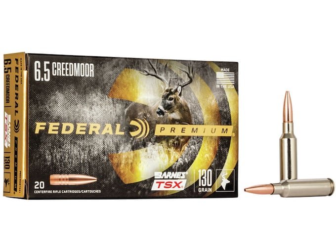 Federal Premium 6.5 Creedmoor Ammo 130 Grain Barnes Triple-Shock X ...